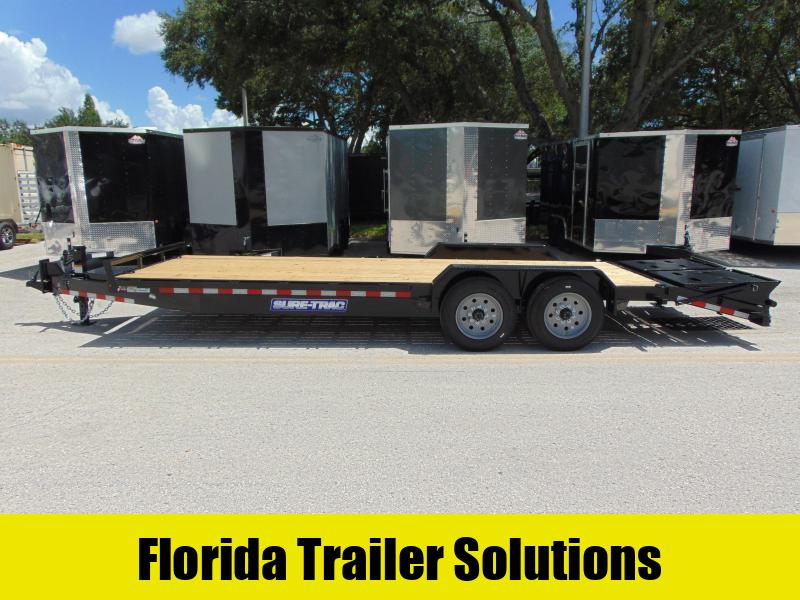 New Sure-Trac 7X19+3 Universal Ramp 16k Equipment Trailer in ...
