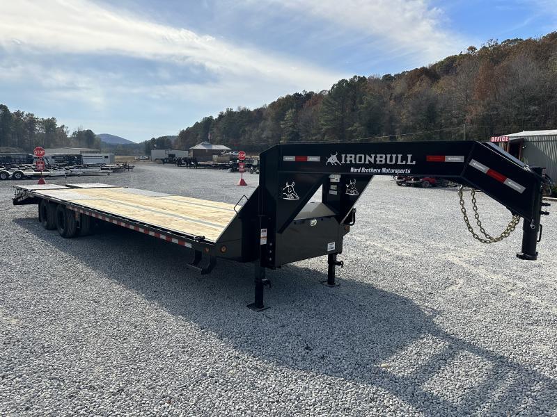 2025 Iron Bull FLG 32ft 25K Deckover Gooseneck Deckover Trailer in ...