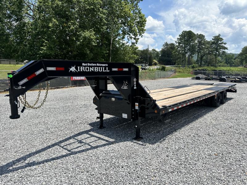 2024 Iron Bull FLG 32ft 22K Deckover Gooseneck Deckover Trailer in ...