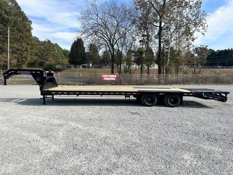 2025 Iron Bull FLG 32ft 23K Deckover Gooseneck Deckover Trailer in ...