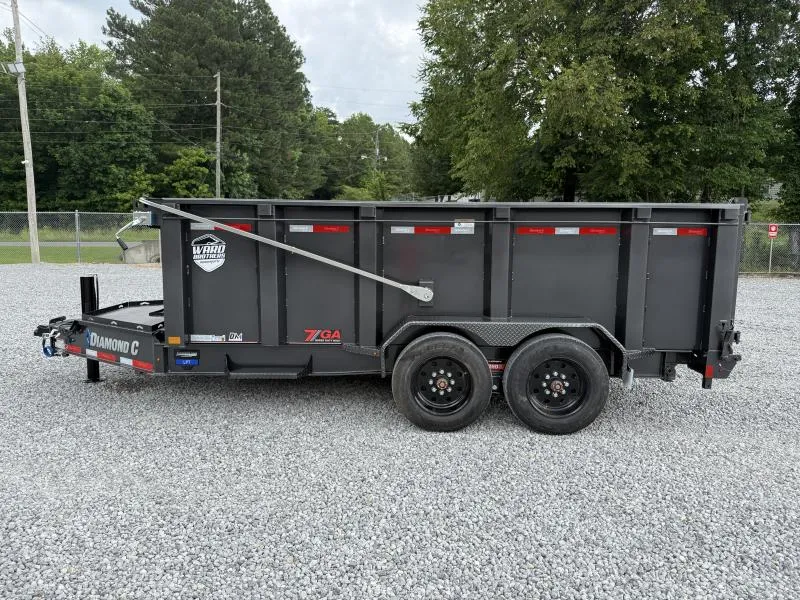 2025 Diamond C Trailers LPT208 7x14 44In. side 18k Dump Dump Trailer in ...