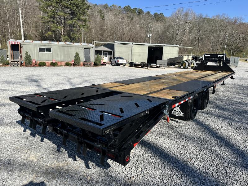 2025 Iron Bull FLG 36ft 25K Deckover Gooseneck Deckover Trailer in ...