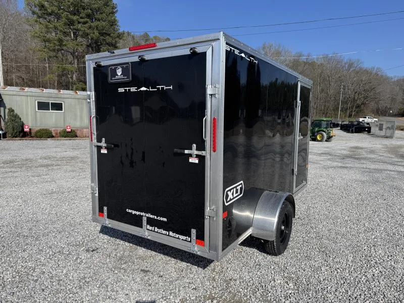 2026 Alcom-Stealth XLT Pro 6x12 Single Axle All Aluminum Enclosed Cargo ...