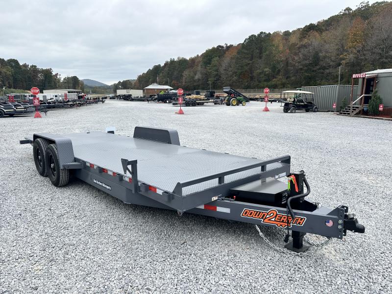 2025 Down 2 Earth Trailers 22ft 14k All Steel Tilt Bumper Pull ...