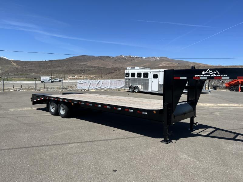 2023 Snake River 2023 Snake River Gooseneck Flatbed 25' 14k Equipment ...
