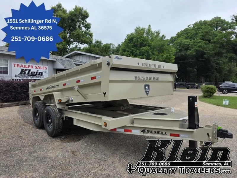 2026 Iron Bull 83X14 SNIPER SERIES DUMP TRAILER -- SUPPORTING VETERANS ...