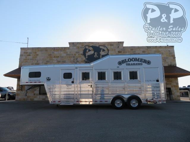 2021 Bloomer 84TRNS Super Tack 4 Horse Slant Load Trailer w Ramps in ...
