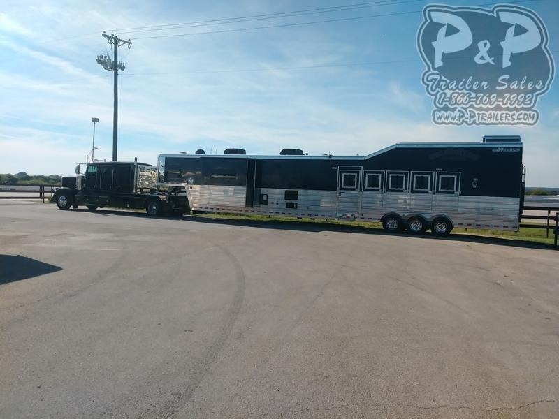 2015 Bloomer Double Slide-out PC Load Outlaw Conversion 5 Horse Slant ...