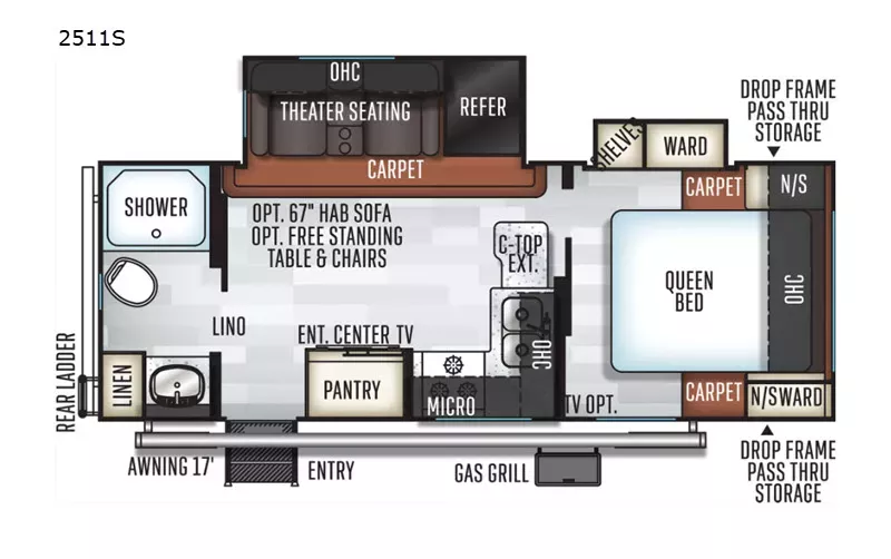 2019 Forest River RV 2511S in Amarillo, TX | Trailer Trader