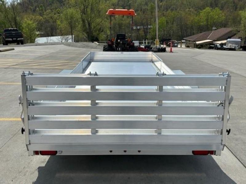 2025 Aluma Trailers 8118 TA SR Aluminum Utility Trailer 7000# GVWR W ...