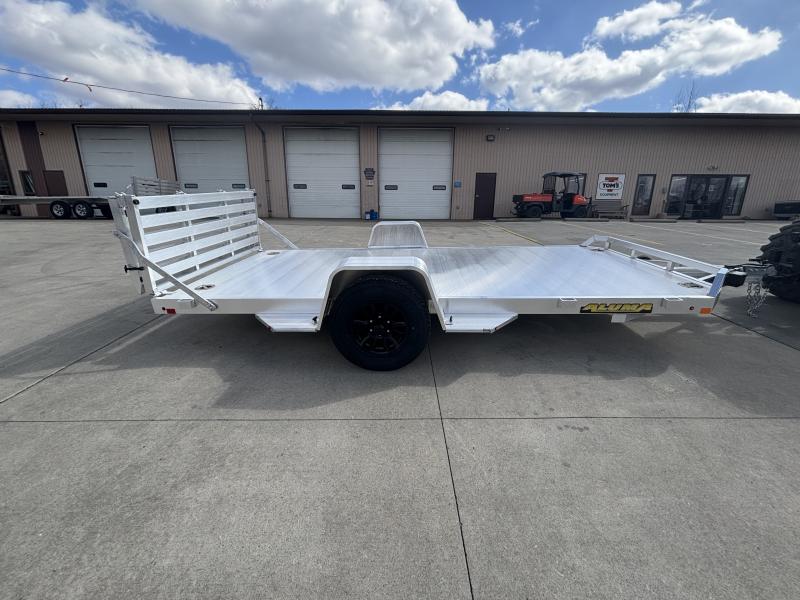 2026 Aluma Trailers 8214H BT Aluminum Utility Trailer W/ Bi Fold Ramp ...