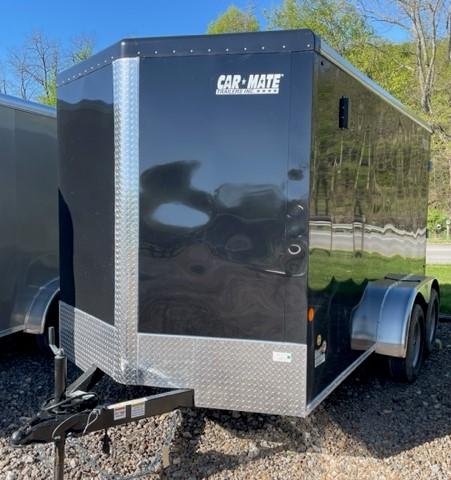 2023 Car Mate Trailers 7 X 12 Tandem Ramp Door V-Sport Cargo / Enclosed ...