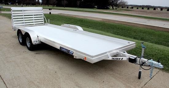 2026 Aluma Trailers 7818ES Utility Trailer w/ Bi-Fold Tailgate - 7000 ...