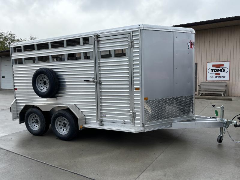 2025 Frontier Trailers 7'X14' - Live Stock Trailer (Silver) - 7000 ...