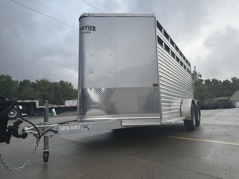 2025 Frontier Trailers 7'X14' - Live Stock Trailer (Silver) - 7000 ...