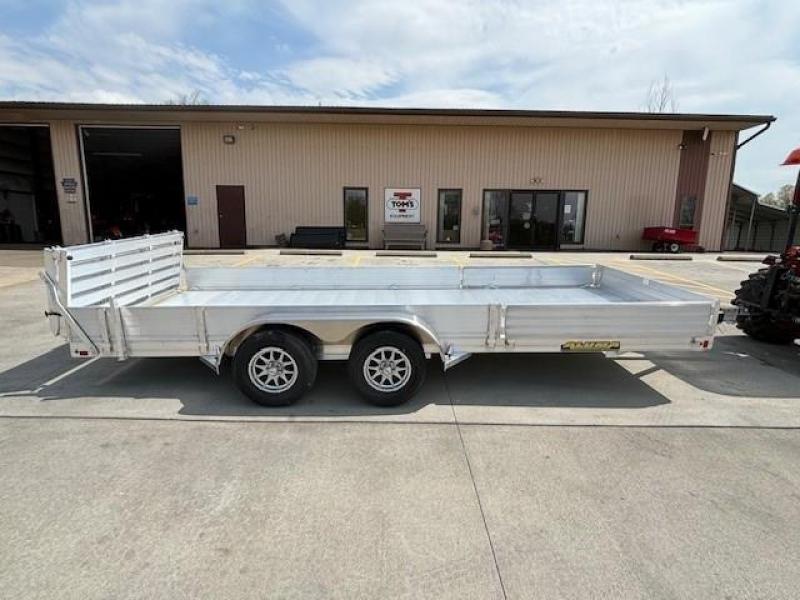 2025 Aluma Trailers 8118 TA SR Aluminum Utility Trailer 7000# GVWR W ...