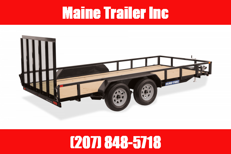 2024 Sure-Trac 7 x 16 Tube Top Utility Trailer 7K Tandem in Hampden, ME ...