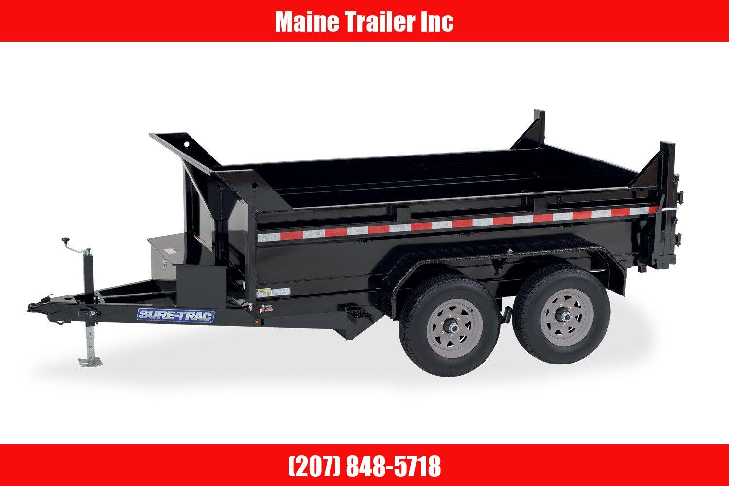 2024 Sure-Trac 6 x 12 SD Low Profile Dump Trailer 10K Single Ram in ...
