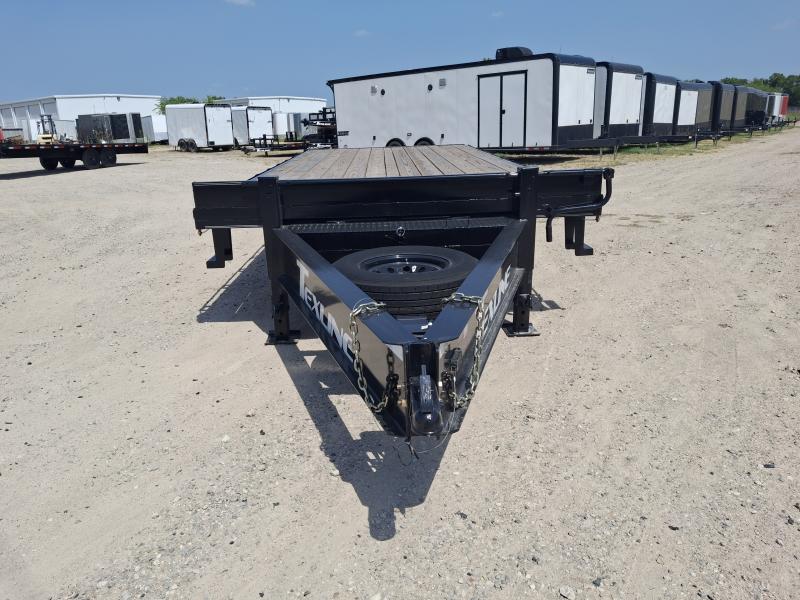 2024 TexLine black tandem axle Flatbed Trailer in Greenville, TX ...