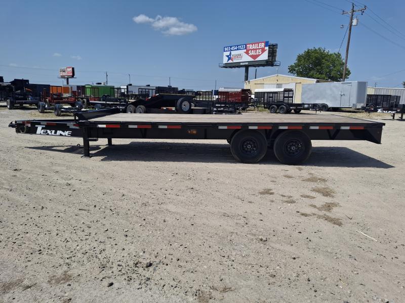 2024 TexLine black tandem axle Flatbed Trailer in Greenville, TX ...