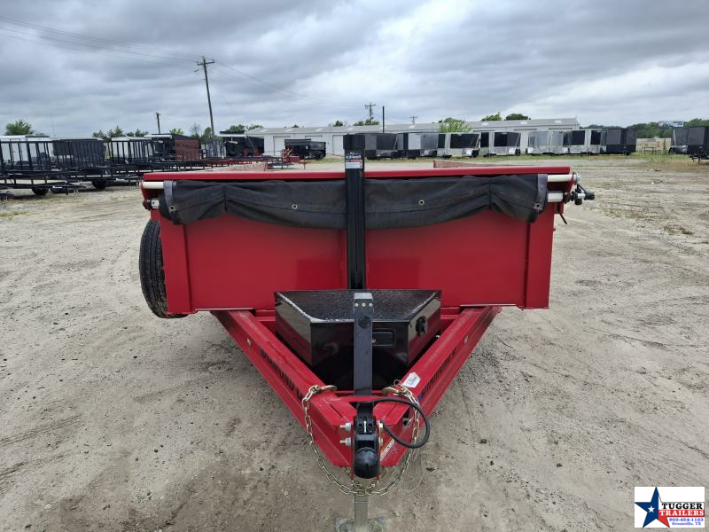 2024 Diamond C Trailers 77x12 red Tandem axle Flatbed Trailer in ...