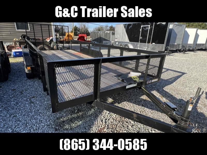 2022 Triple Crown Trailers 7X18 HD UTILITY T/A W/ 2' MESH Utility ...