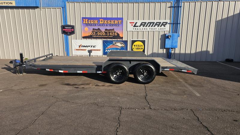 2025 Lamar Trailers 7x18 ' Car / Open Car Trailer for sale-Wood deck- D ...