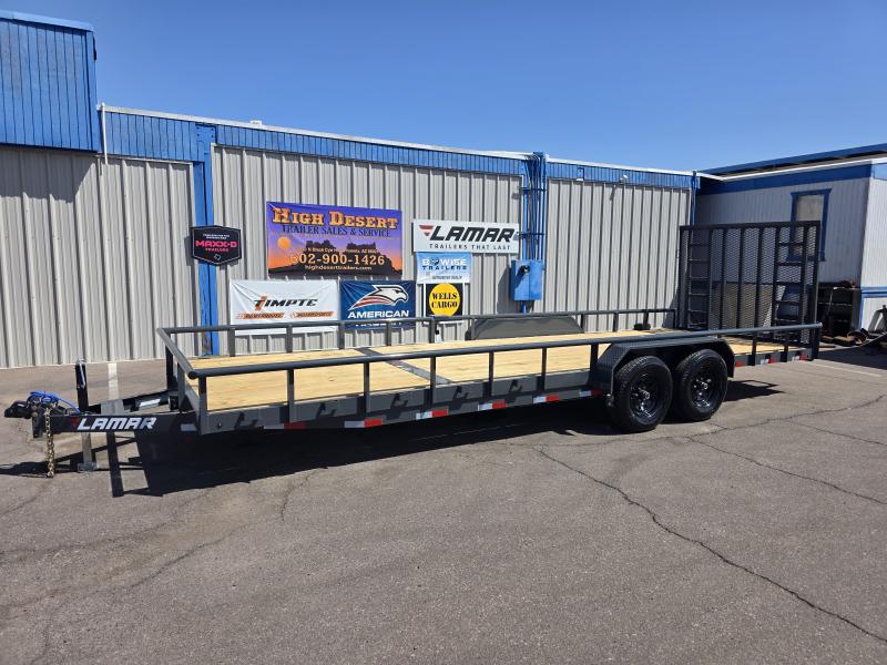 2025 Lamar U5 7x24 Utility Trailer- 24' foot long- 9990# GVWR- Wood ...