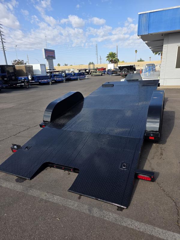 2025 BWISE 7x18' Tilt Car / Open Car Trailer for sale-Steel deck- D ...