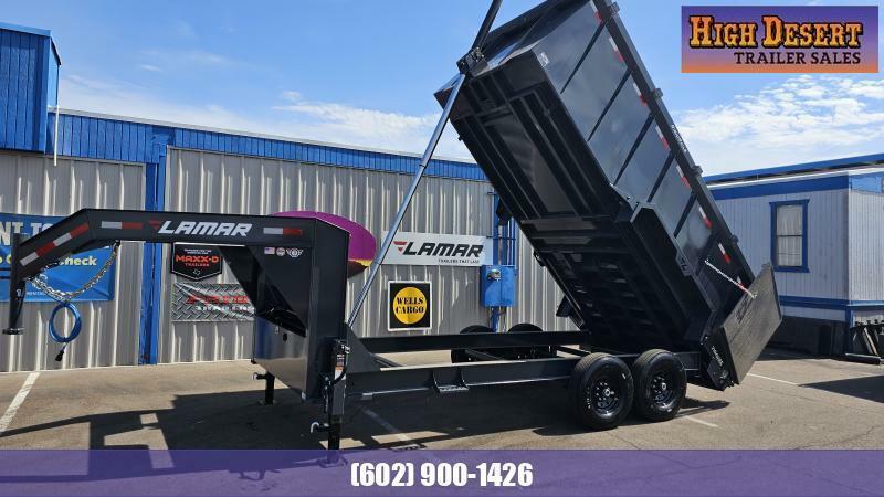 2025 Lamar Trailers -Telescopic Dump- 16k GVWR- 7x16x4, 8k axles - 16 ...
