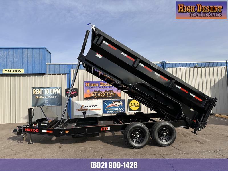 2025 MAXX-D Trailers DTX- 7x14- Telescopic dump Hydraulic Jack- 3 ...