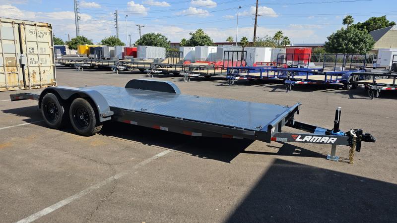 2025 Lamar Trailers 7x20- Steel Deck Open Car Hauler- 10k GVWR Car ...