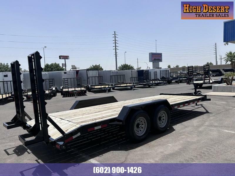 2024 Hawke Trailers 7x20 Equipment Hauler -14k GVWR- Stand up ramps in ...