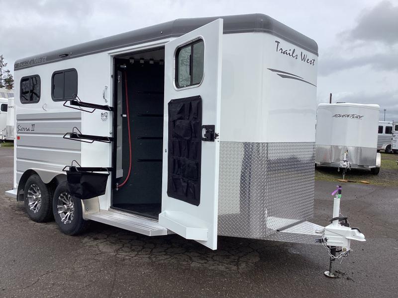 2025 Trails West Sierra 2H- Broom Closet-Swing Out Saddle Rack- Convenience Package Horse ...