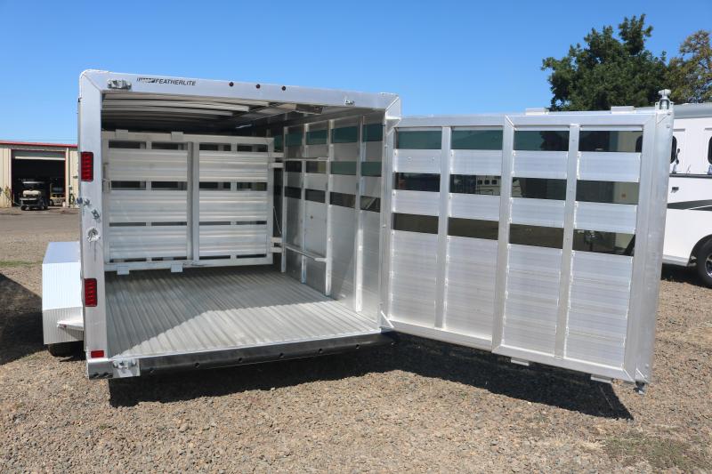 2022 Featherlite 8107 Livestock Trailer - Adjustable Center Gates ...