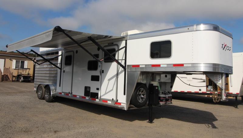 2021 EXISS EXPRESS 7311 CXF 3 HORSE LQ TRAILER - SIDE TACK - HAY RACK ...