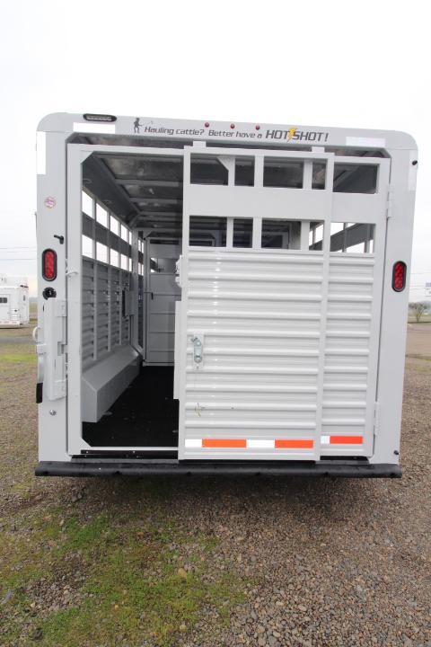 2021 Trails West 16' Hotshot Stock Trailer-7'6" Wide-Slider-Escape ...