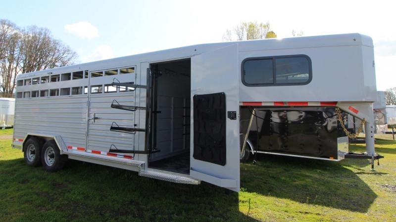 2023 Trails West Hotshot 7'6" x 20' Gooseneck Livestock Livestock ...