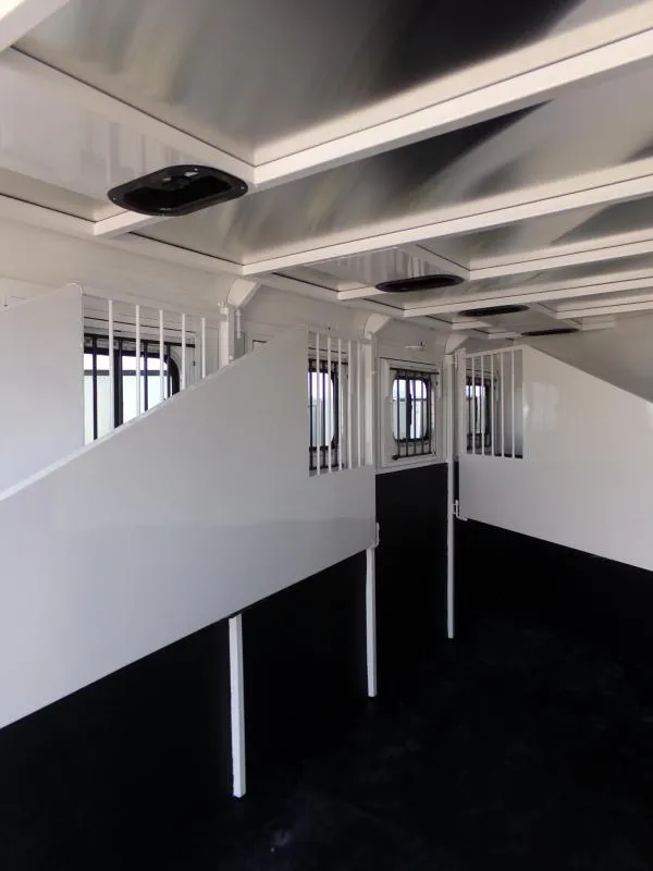 2026 Trails West Adventure MX 4 horse Gooseneck Trailer-water tank ...