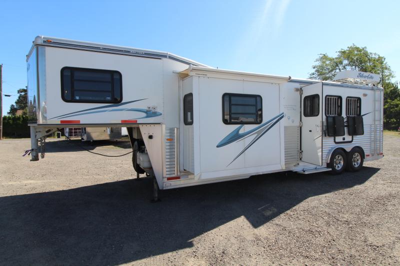 2008 SilverLite Trailers 8312 3 Horse Trailer w/Slide-12' Short Wall- 8 ...