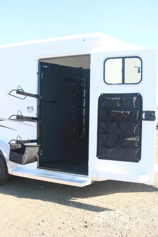 2022 Trails West Classic Bumper Pull 2 Horse Trailer - Swing Out Saddle ...