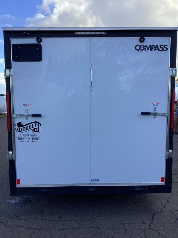 2025 Compass 2025 Compass Indigo DLX 16' Enclosed Cargo Trailer-Rear ...