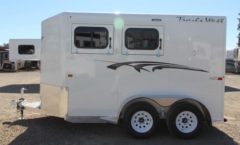2024 Trails West Adventure MX II 2 Horse Trailer - Aluminum Skin in ...