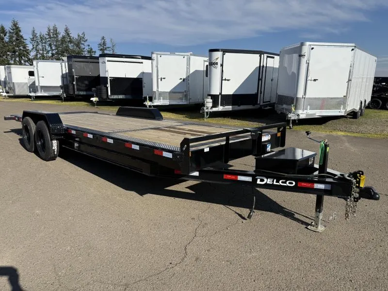 2026 Delco Trailers T324-Bumper Tilt Car/Equipment Trailer-8 ...