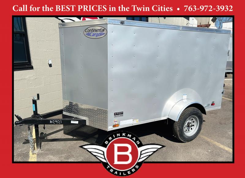 Continental Cargo 5x8 Enclosed Trailer - Single Rear Door! in Delano ...
