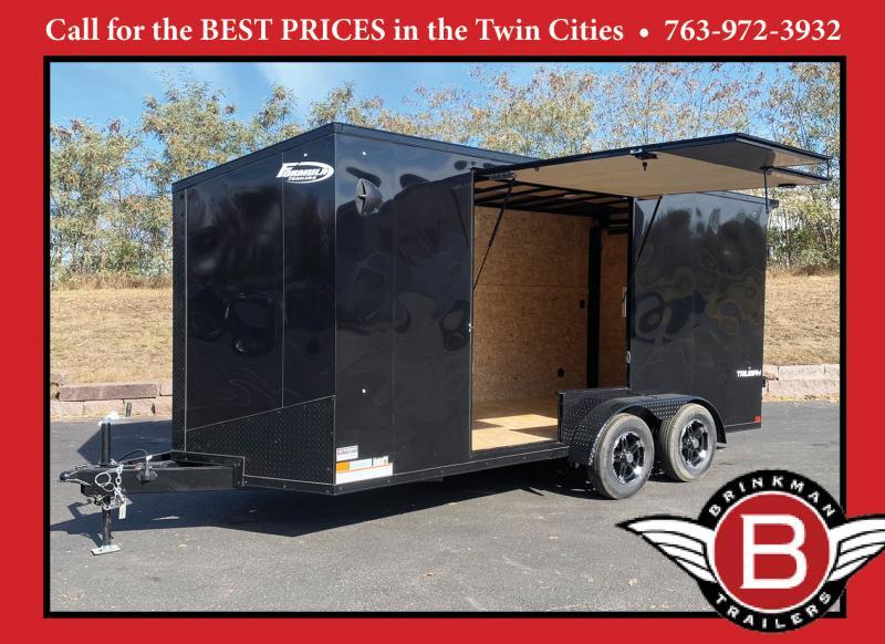 Formula 7x16 Enclosed UTV Trailer with Ultimate UTV side door and 7 ...