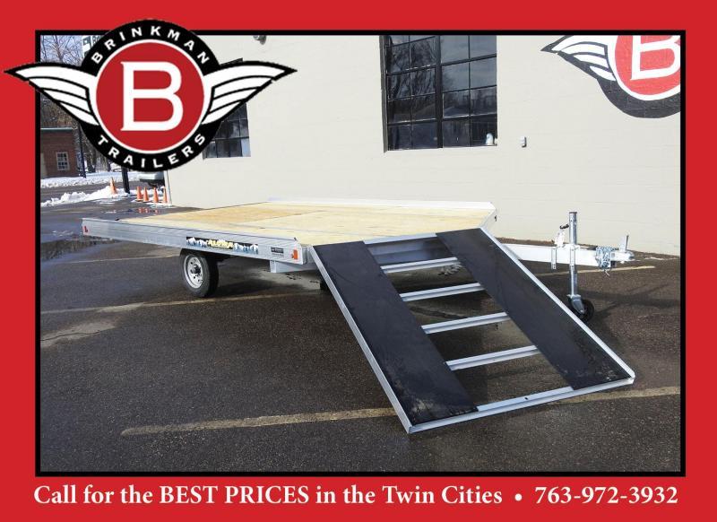 Aluma 8612D-12 Aluminum 2-Place Snowmobile Trailer - Drive On/Off in ...