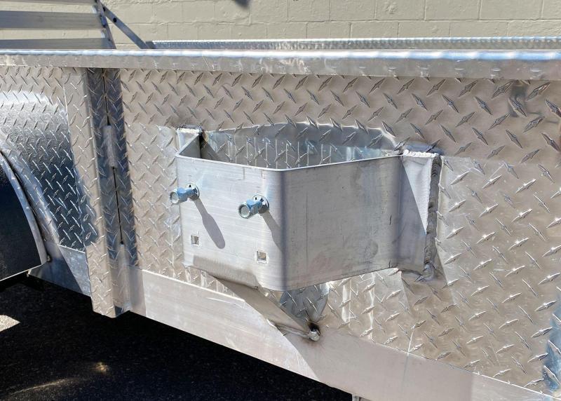 Quality Trophy 5x8 Aluminum Utility Trailer - Diamond Plate Sides ...