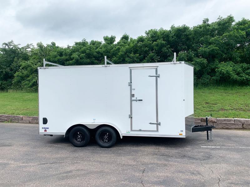 SALE! Continental Cargo 7x16 Enclosed Trailer - 32" Side Door -Rear ...