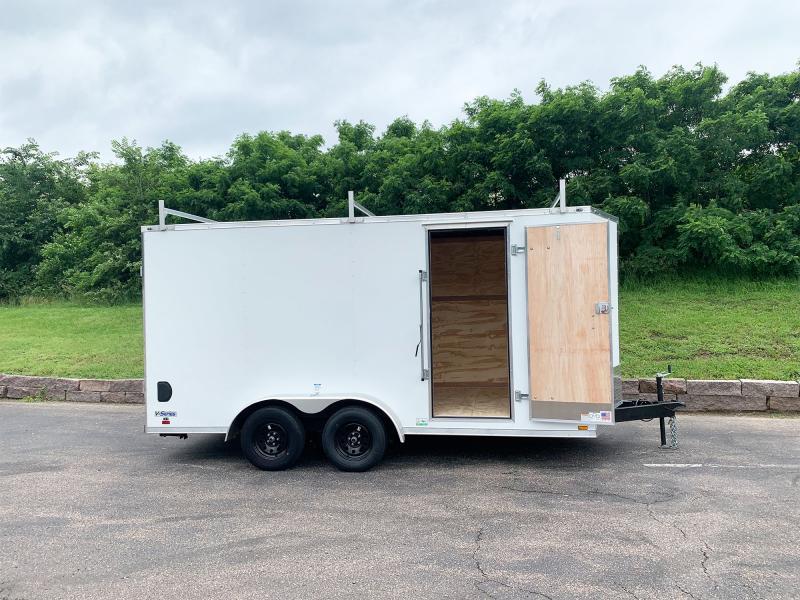 SALE! Continental Cargo 7x16 Enclosed Trailer - 32" Side Door -Rear ...